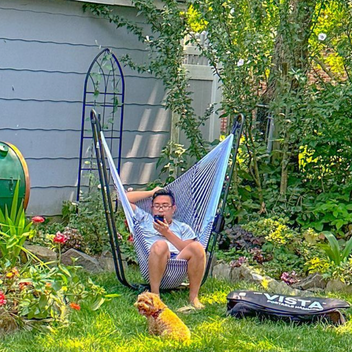 The VISTA™ Portable Hammock Stand – Yellow Leaf Hammocks